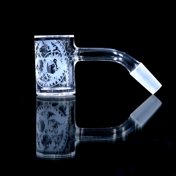 Toro Glass 25mm Classic Blasted Grail Banger - Timeless Glass Gallery