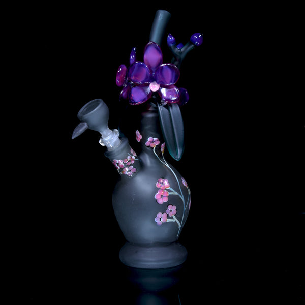 Sarita Glass - Purple Orchid Bouquet - 10mm Female - Timeless Glass ...