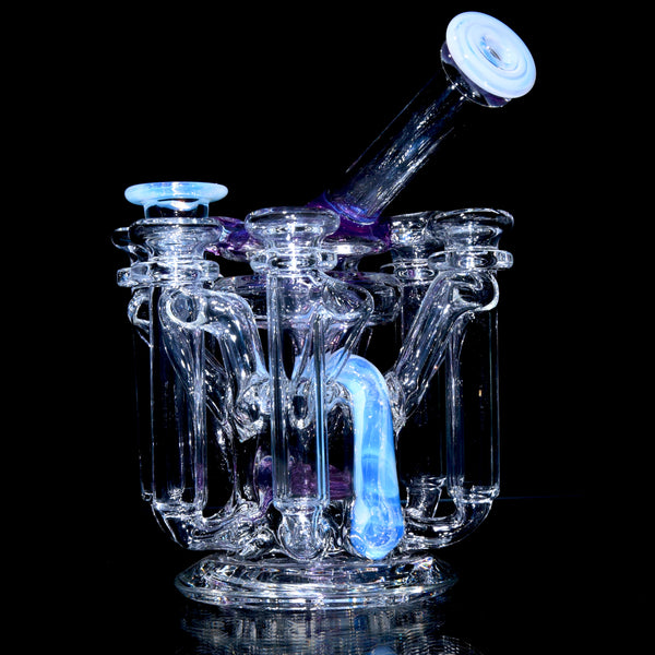 Kyru Glass - R6 Hextad Recycler - Timeless Glass Gallery