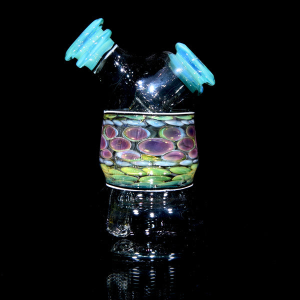 Woodchuck - Gold & Silver Fume Ripper Bottle - Timeless Glass Gallery