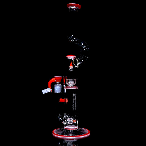 Sovereignty Glass FA Natty Neck 3 Line 9.5mm 3 Cut to Mini Grid Dome ...